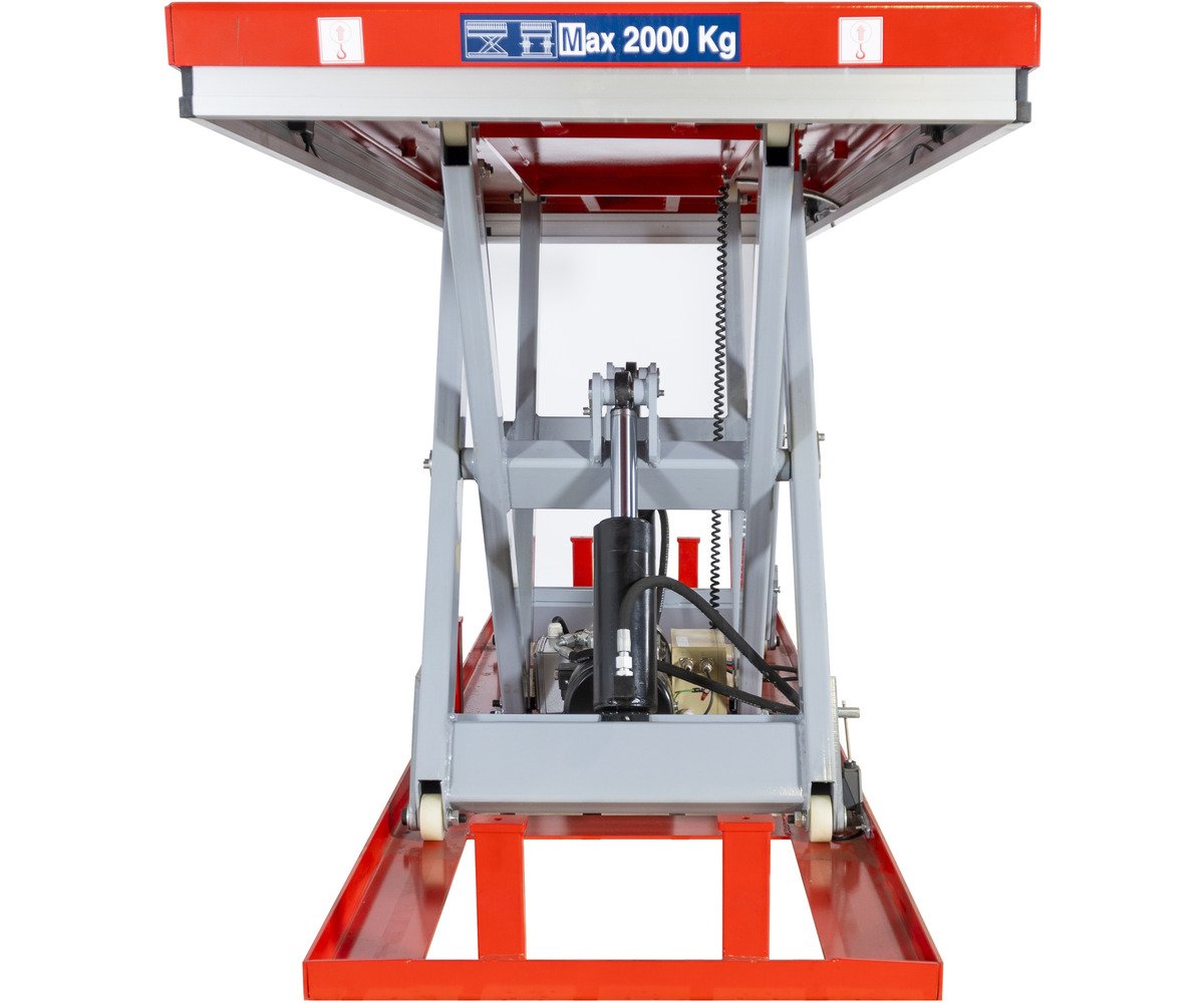 Table élévatrice electrique 1000MM 2000KG 230V longueur 2500mm MW Tools ...