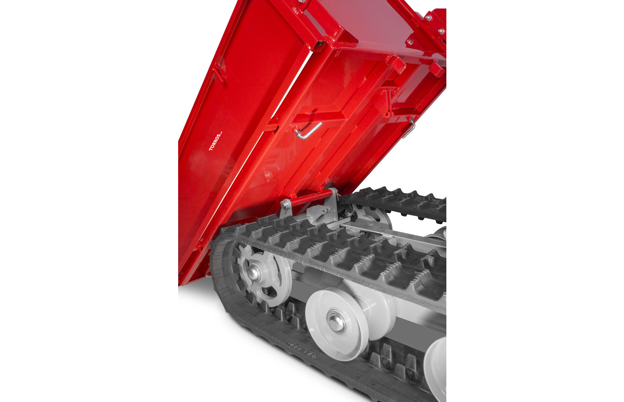 Brouette à moteur thermique à chenilles benne plateau basculante ...