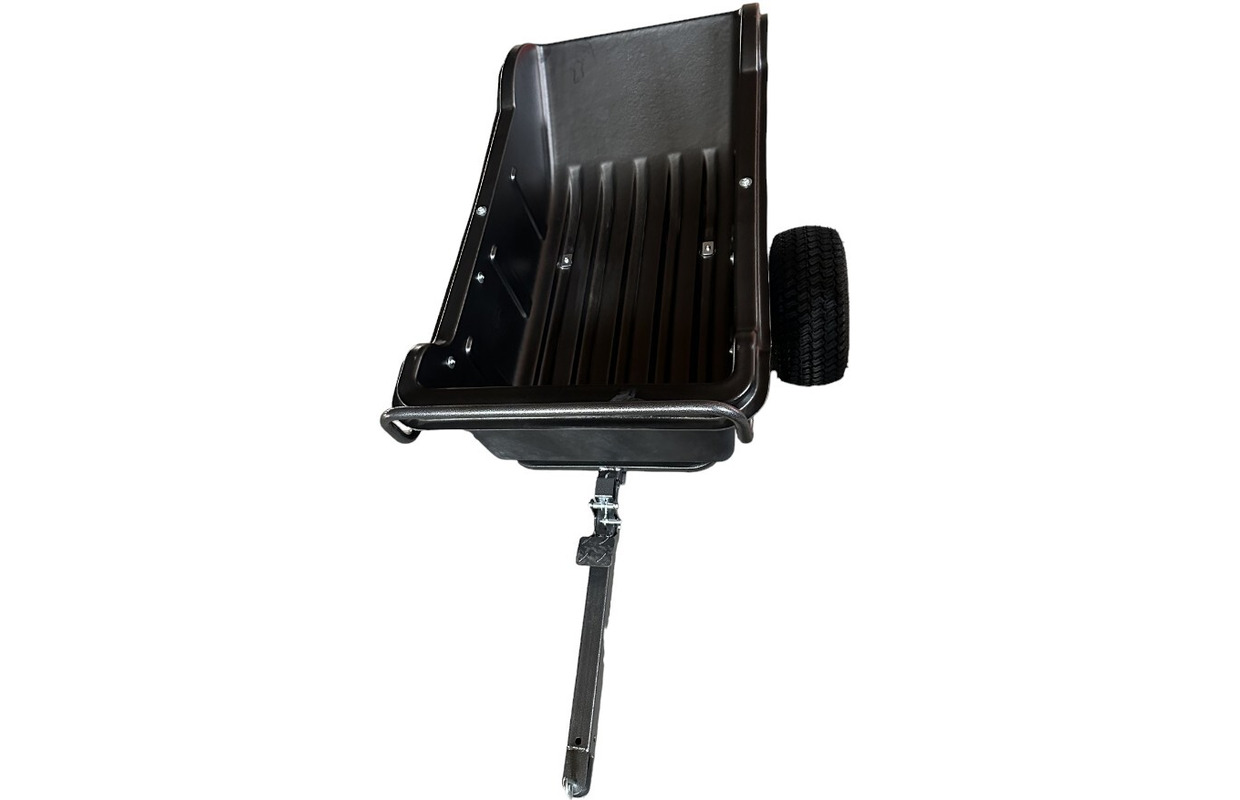 Remorque simple essieu 550kg benne en plastique PE basculante ...