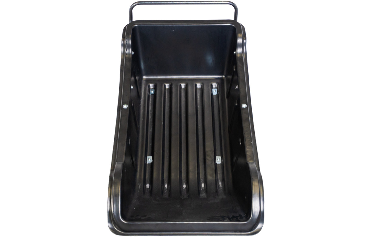 Remorque simple essieu 550kg benne en plastique PE basculante ...