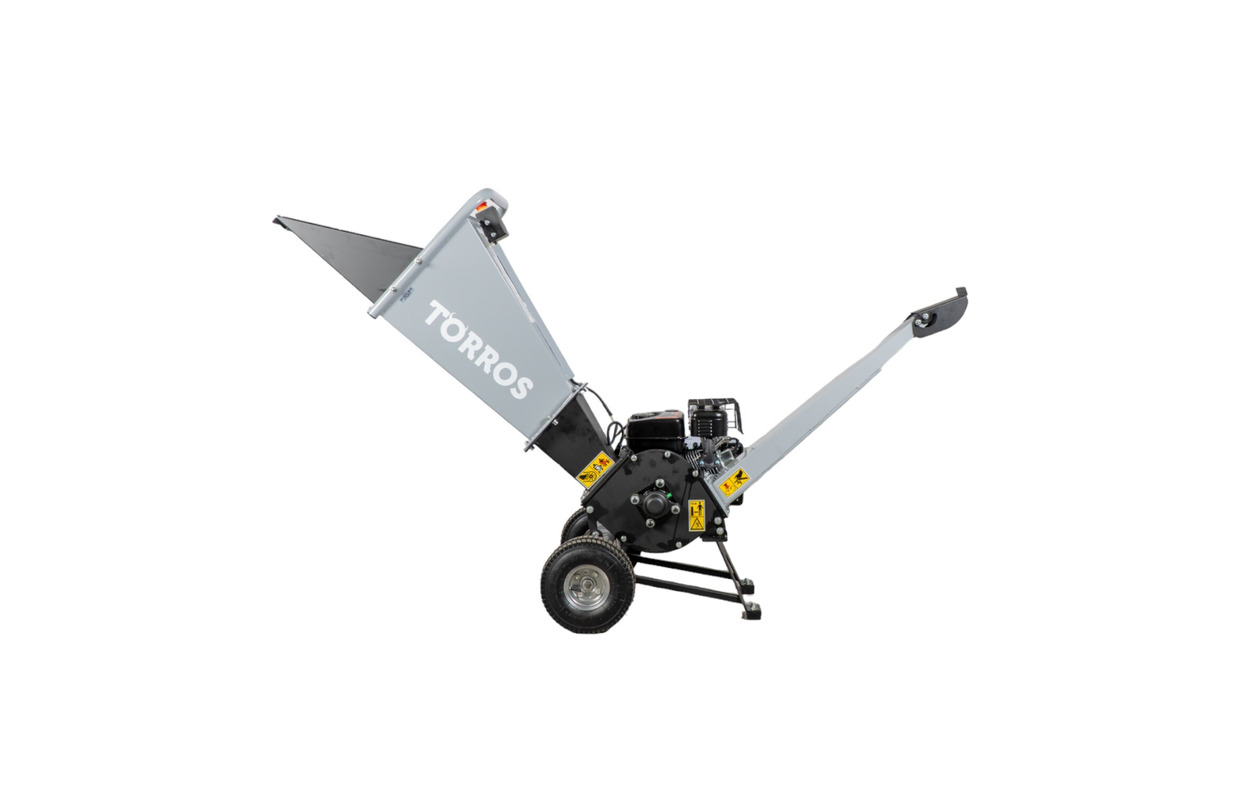 Broyeur de branches thermique essence 6,5cv 212cc 50mm démarrage manuel ...