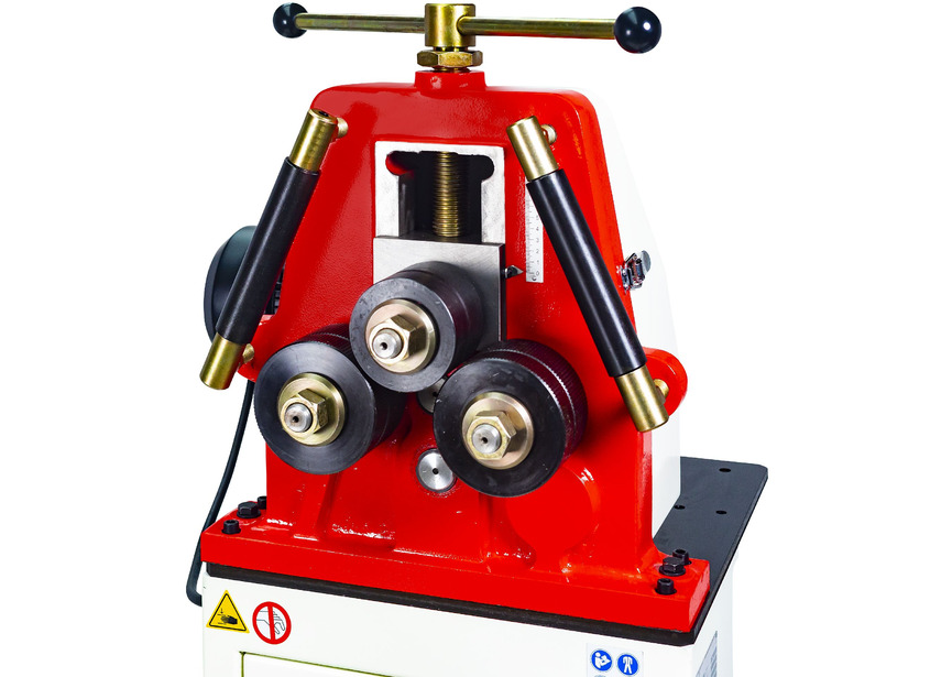 Cintreuse à 3 galets électrique avec 2 galets motorisés positionnement horizontal vertical 1,1 ...